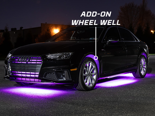LEDGlow | Million Color Flexible Slimline LED Car Underglow